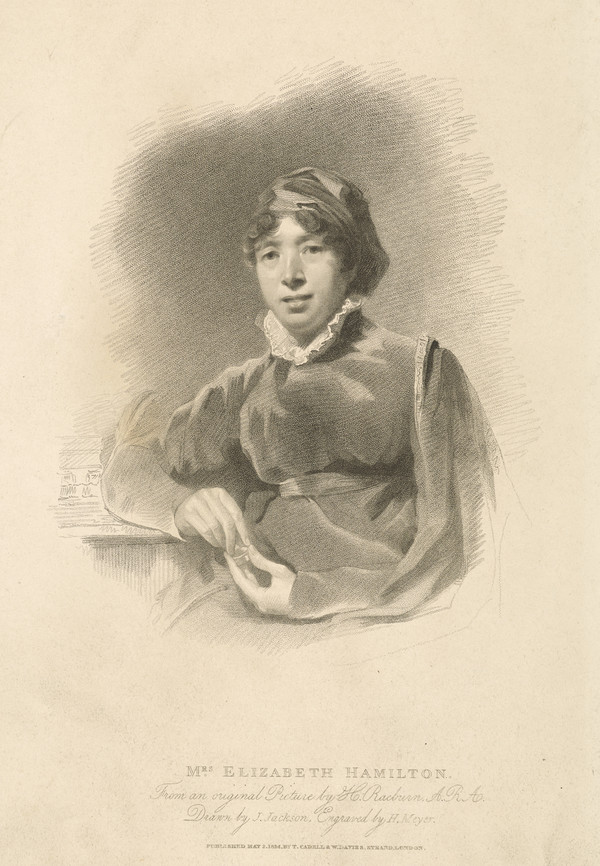 Elizabeth Hamilton, 1756 - 1816. Writer and educationalist by H. Meyer ...
