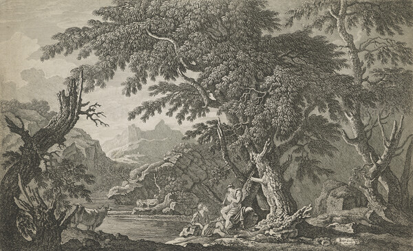 Landscape with Mercury, Argus and Io | National Galleries of Scotland