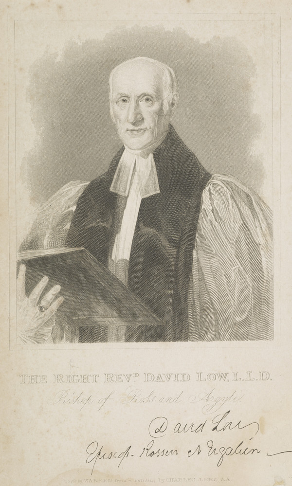 David Low, 1768 - 1855. Bishop of Ross, Moray and Argyll by Charles ...
