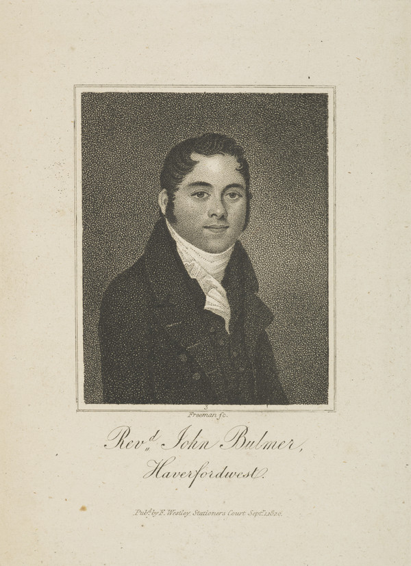 John Bulmer, 1784 - 1857. Dissenting minister of Haverfordwest by ...