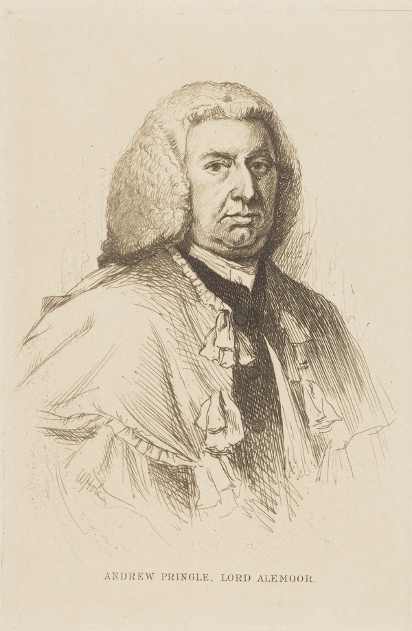Andrew Pringle, Lord Alemoor, active 1776. Scottish judge by William ...
