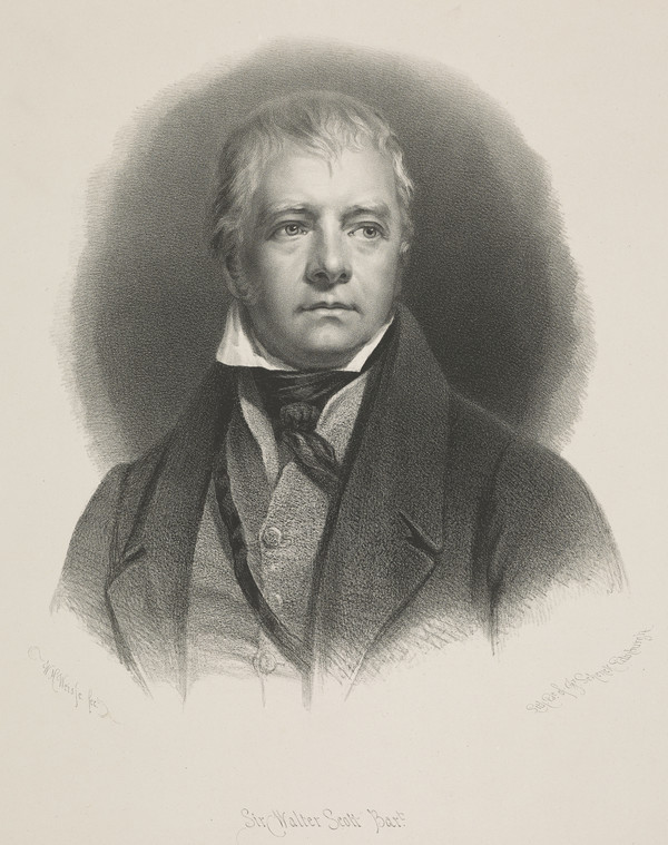 Sir Walter Scott, 1771 - 1832. Novelist and poet by Friedrich Emil ...