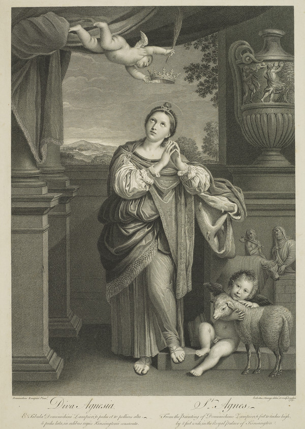 St Agnes by Sir Robert Strange | National Galleries of Scotland