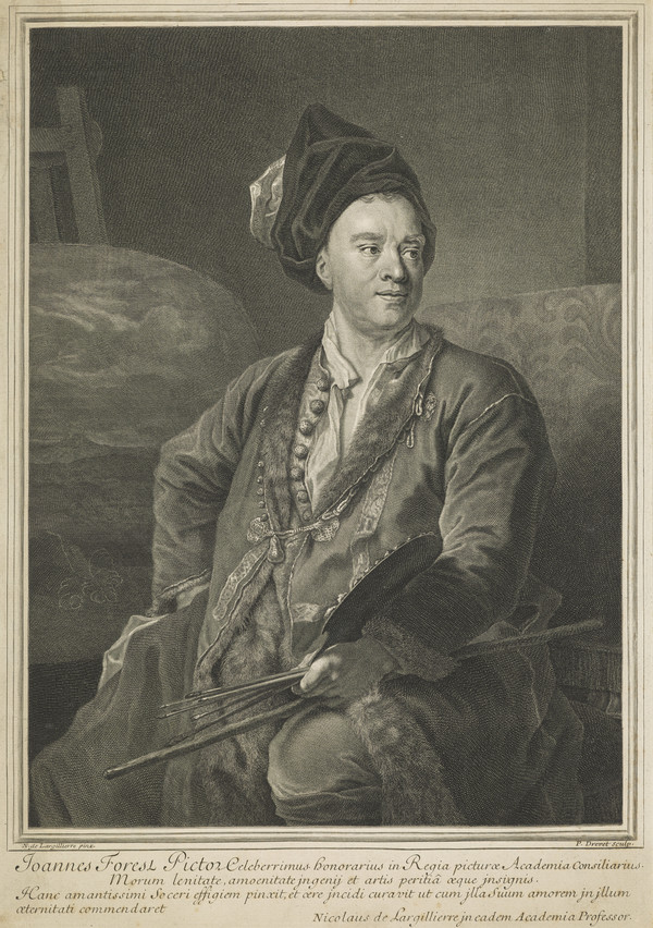 Jean Forest, 1636 - 1712. French painter by Petrus Drevet | National ...