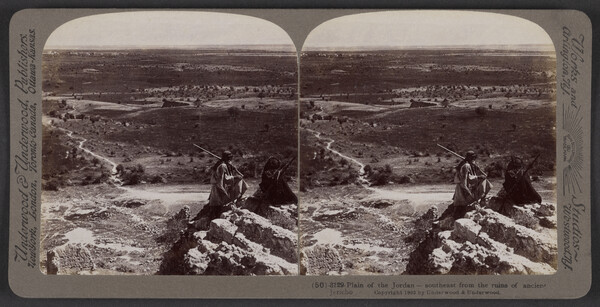 Plain of Jordan - Southeast from the ruins of ancient Jericho by ...