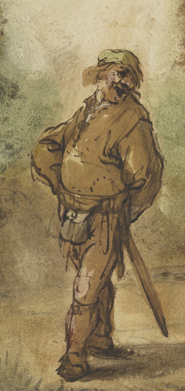 A Laughing Peasant by Isaac van Ostade | National Galleries of Scotland