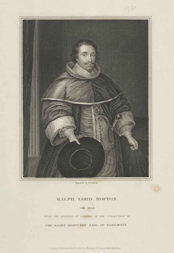 Ralph Hopton, Baron Hopton, 1598 - 1652. Royalist general by John ...