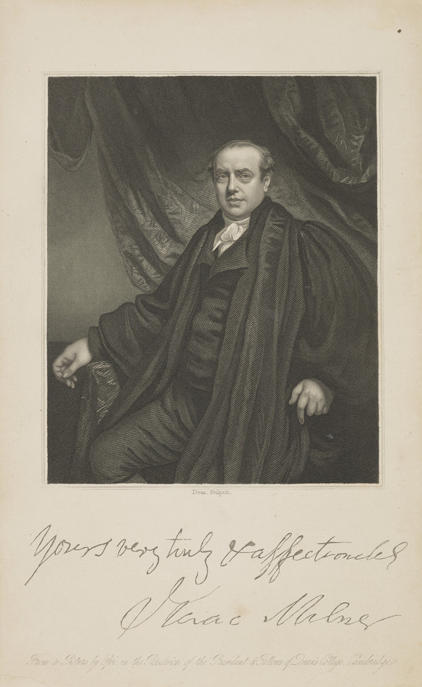 Isaac Taylor, 1750 - 1820. President of Queen's College, Cambridge and ...