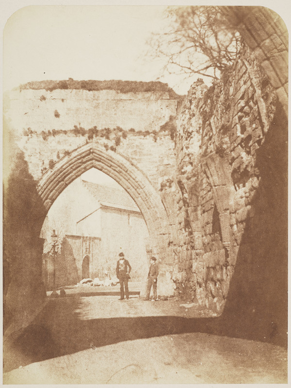 The 'Pends', with a man and boy [St Andrews 28] by David Octavius Hill ...