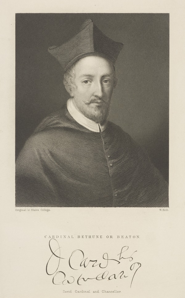 David Beaton, Cardinal Archbishop of St Andrews, 1494 - 1546 by William ...