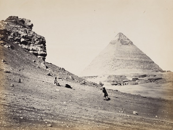 'The Second Pyramid from the South East'. by Francis Frith | National ...