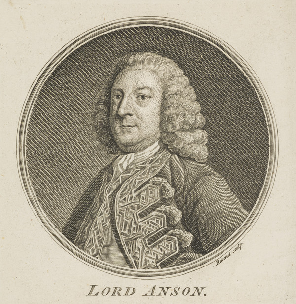 George Anson, 1st Baron Anson, 1697 - 1762. Admiral by Ravenet ...