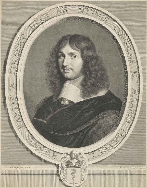Jean-Baptiste Colbert, 1619 - 1683. French statesman by Robert Nanteuil ...