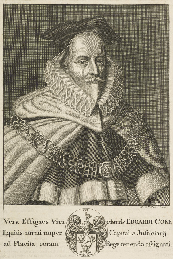 Sir Edward Coke, 1552 - 1634. Lord Chief Justice of England by Michael ...
