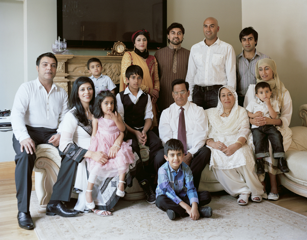 Mohammad and Anas Sarwar with their Family, Glasgow, 9 July 2011. From ...