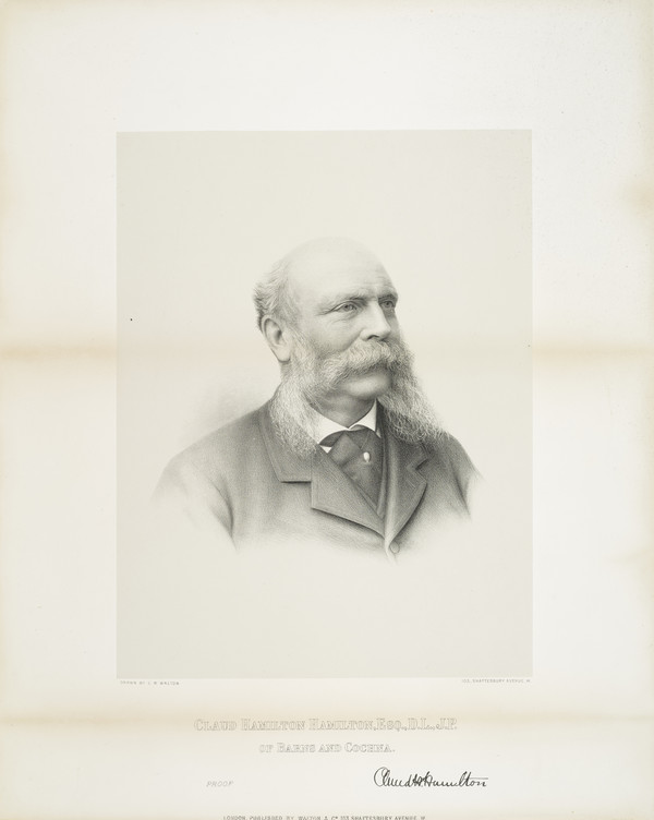 Claud Hamilton Hamilton of Barns, Cochna and Dunmore, 1823 - 1900 ...