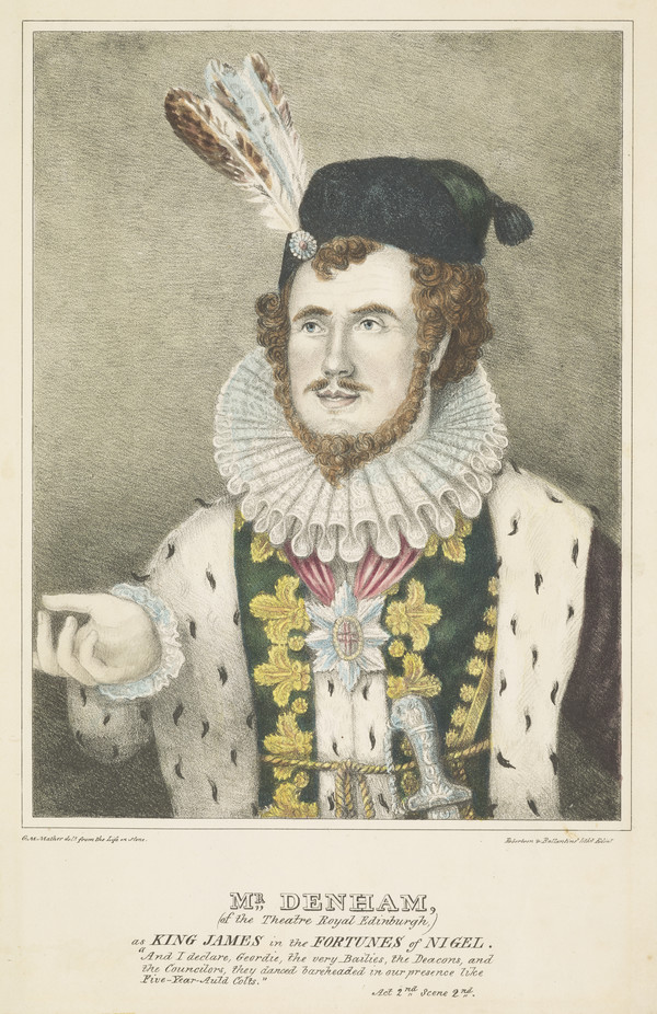 Mr Denham, fl. 1823 - 1830. Actor, of the Theatre Royal, Edinburgh (as ...