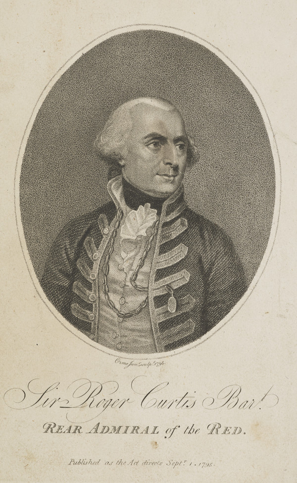 Sir Roger Curtis, 1746 - 1816. Admiral by Daniel Orme | National ...