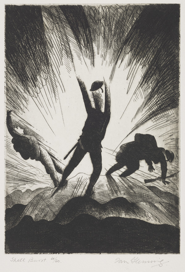 Shell Burst by Ian Fleming | National Galleries of Scotland