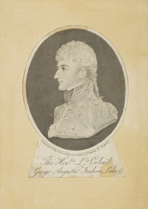 George Augustus Frederick Lake, 1st Viscount Lake, d. 1808. General by ...