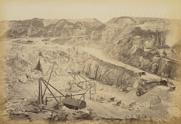 Rubislaw Granite Quarries, Aberdeen by George Washington Wilson ...