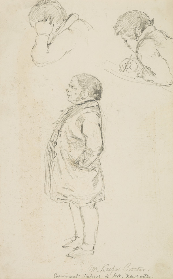 Mr Proctor, the Keeper of the Government School of Art, Newcastle by ...
