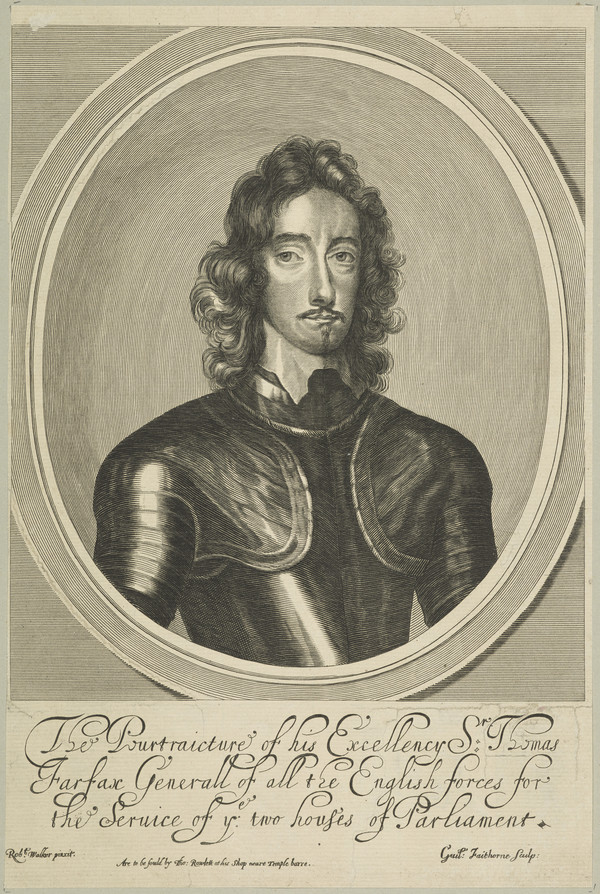 Thomas Fairfax, 1612 - 1671. General in the parliamentary army by William Faithorne | National ...