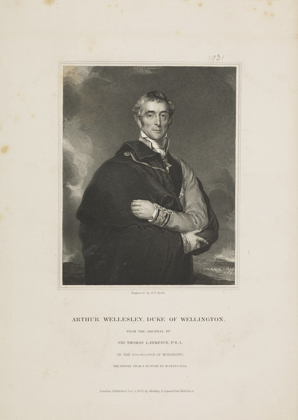 Arthur Wellesley, 1st Duke of Wellington, 1769 - 1852. Field Marshal ...