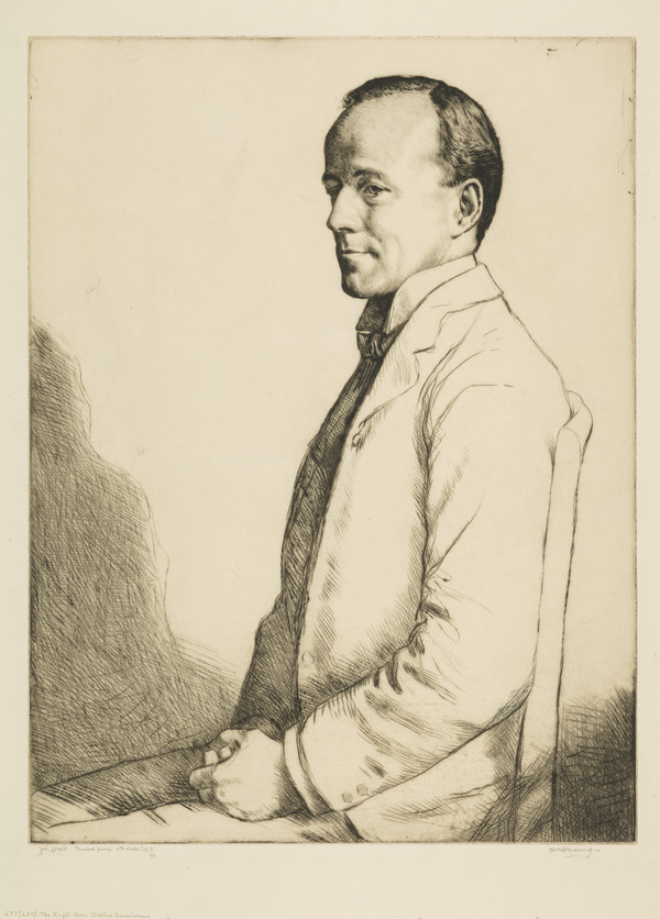 Walter, 1st Viscount Runciman of Doxford, 1870 - 1949 by William Strang ...