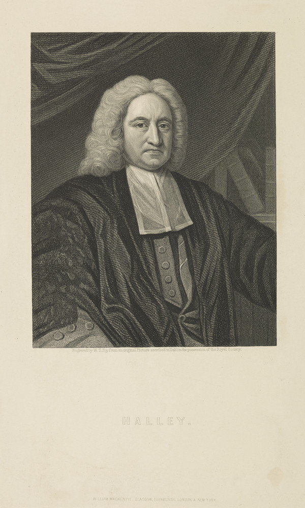 Edmund Halley, 1656 - 1742. Astronomer by William Thomas Fry | National ...
