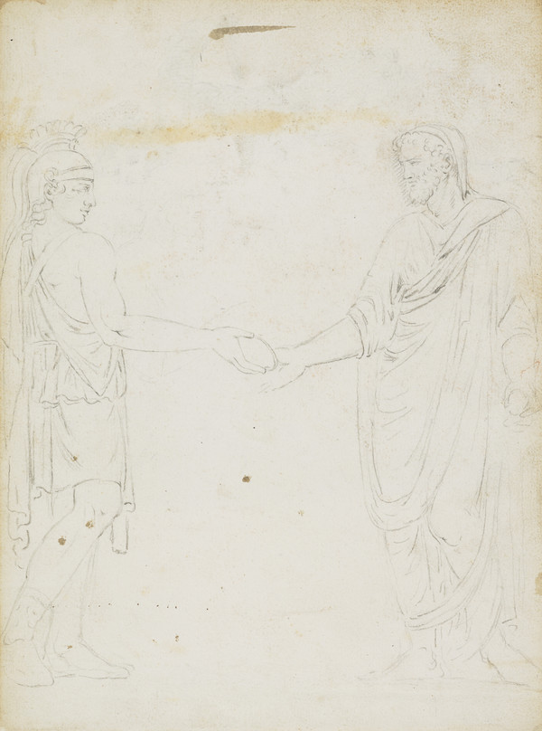 Two Figures in Roman Dress by Alexander Runciman | National Galleries ...
