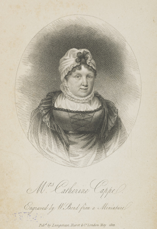 Catherine Harrison, Mrs Cappe, 1744 - 1821. Author and philanthropist ...