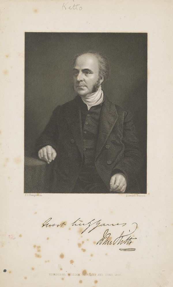 John Kitto, 1804 - 1854. Author by Edward Burton | National Galleries ...
