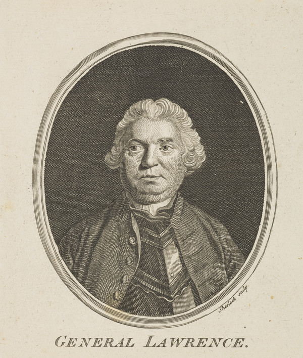Stringer Lawrence, 1697 - 1775. General; Commander-in-Chief in India by ...