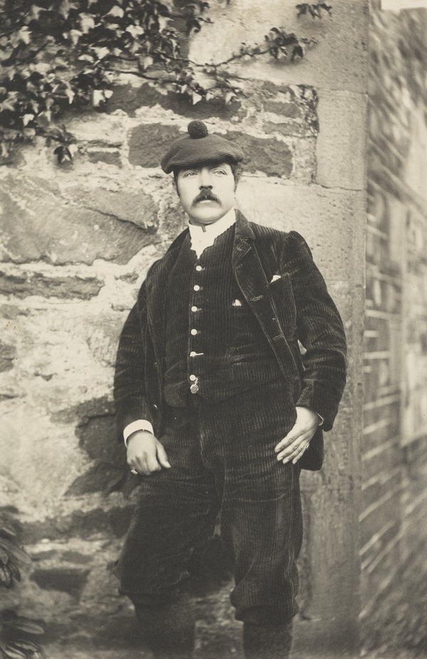 'At Auchmithie 1884'. Sir David Murray, 1849 - 1933. Landscape painter ...