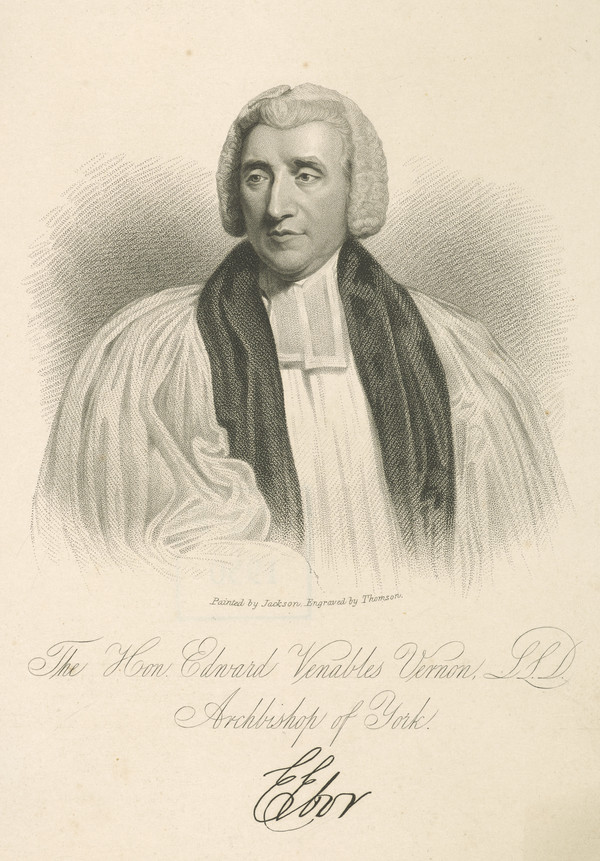 Edward Venables Vernon Harcourt, 1757 - 1847. Archbishop of York by ...