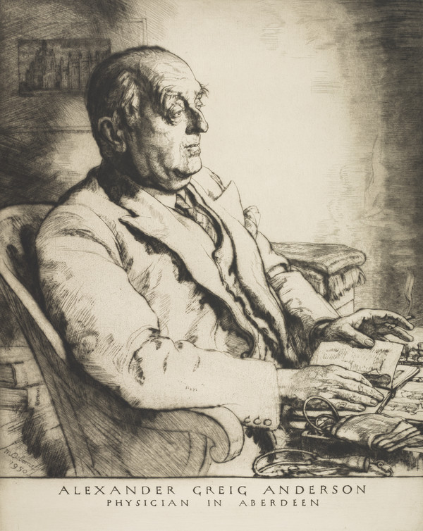 Sir Alexander Greig Anderson, 1885 - 1961. Physician by Malcolm Osborne ...