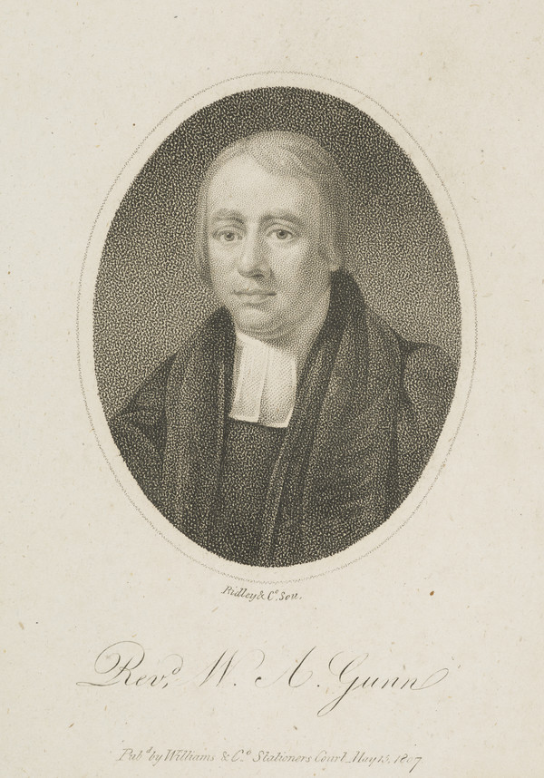 Rev. William Alphonsus Gunn, 1750 - 1841. Antiquary by Ridley and Co ...