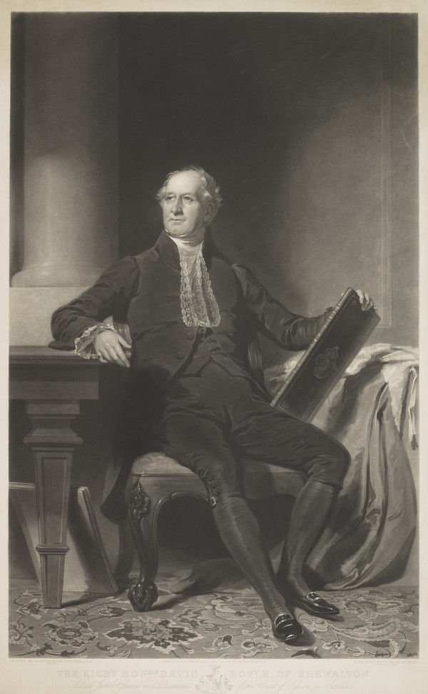 David Boyle, Lord Boyle, 1772 - 1853. Lord President of the Court of ...