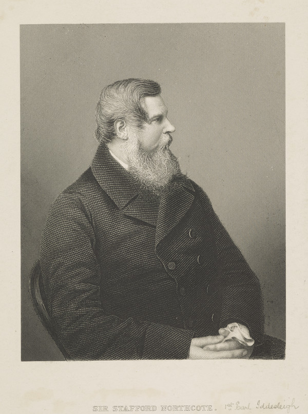 Stafford Henry Northcote, Earl of Iddesleigh, 1818 - 1887. Rector of ...