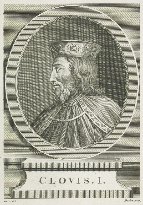 Clovis I, 465 - 511. Son of Childeric, King of the Franks by Francis ...