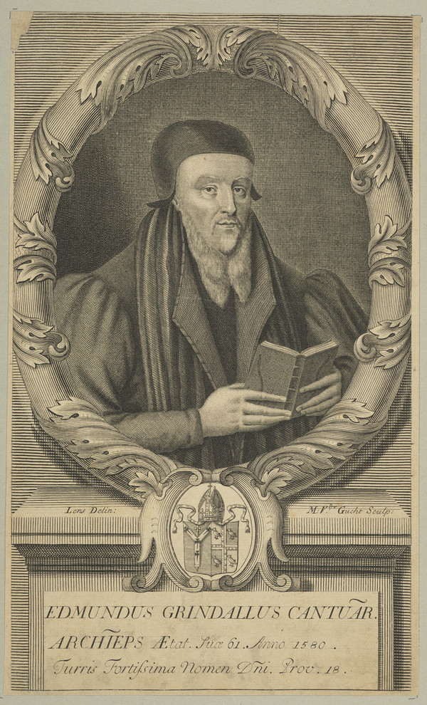 Edward Grindal, c 1519 - 1583. Archbishop of Canterbury by Michael van ...