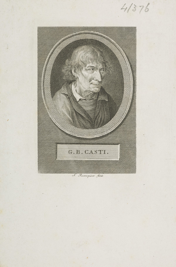 Giovanni-Battista Casti, 1721- 1803. Italian poet and litterateur by ...