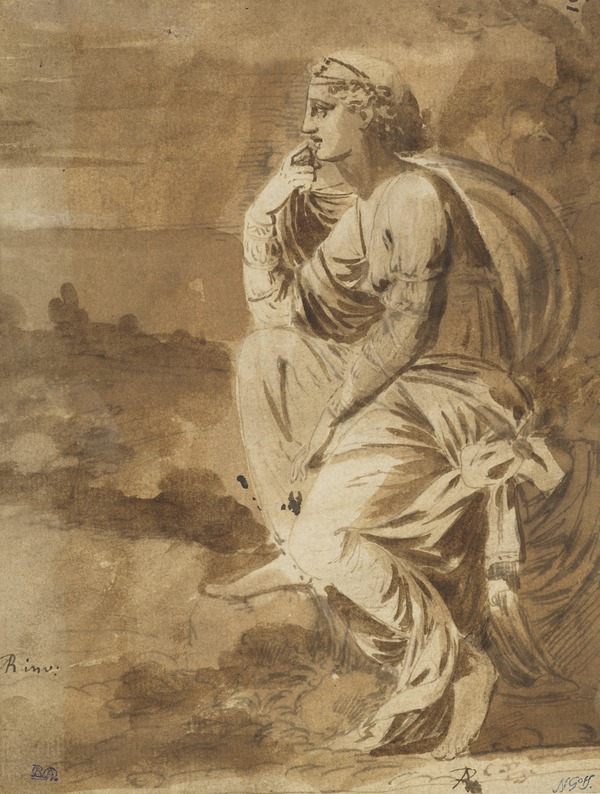 Ariadne (or Armida ?) on the Seashore by Alexander Runciman | National ...