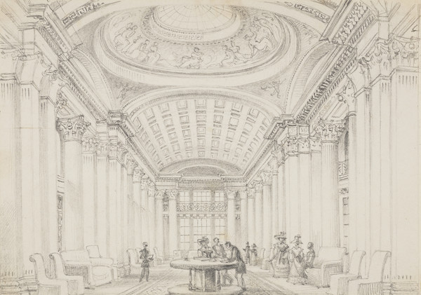 Interior of the Advocate's Library, Edinburgh by Thomas Hosmer Shepherd ...