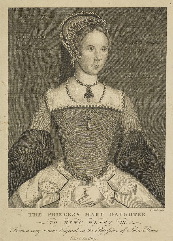 Mary, 1516 - 1558. Queen of England by C. Hall | National Galleries of ...
