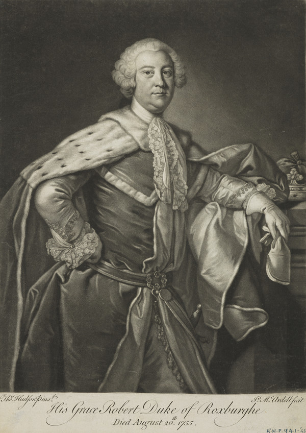 His Grace, Robert, Duke of Roxburghe by James McArdell | National ...