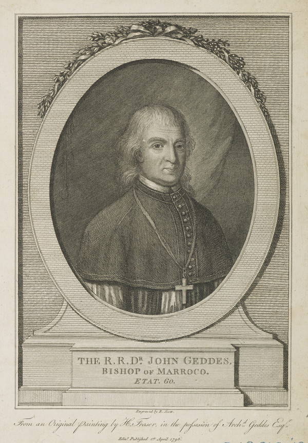 Dr John Geddes, 1735 - 1799. Bishop of Morocco (Aged 60) by Robert ...