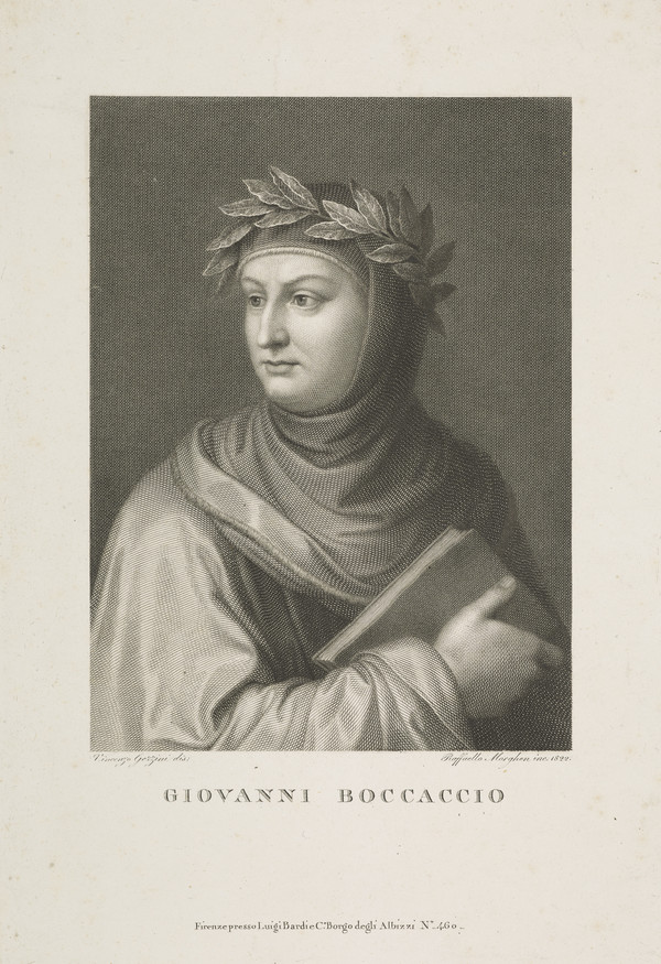 Giovanni Boccaccio, 1313 - 1375. Italian novelist and poet by Raphael ...