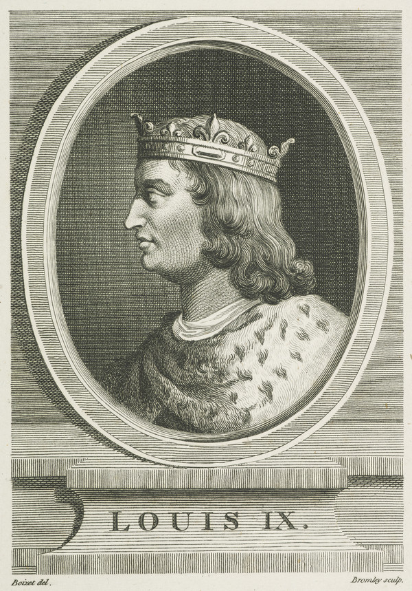 Louis IX, St Louis, 1215 - 1270. King of France by Bromley | National ...